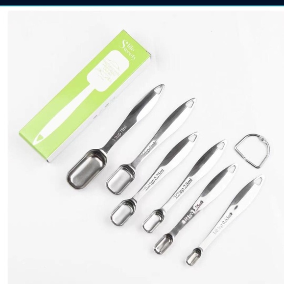 Kitchen | 6 Pieces Measuring Rectangular Spoons | Poshmark